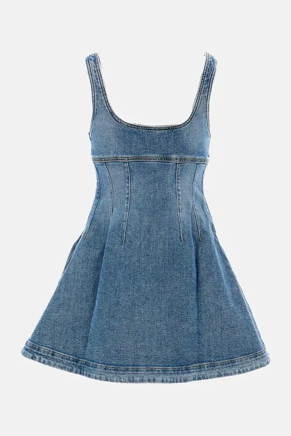 self portrait pale blue mini dress Self-Portrait