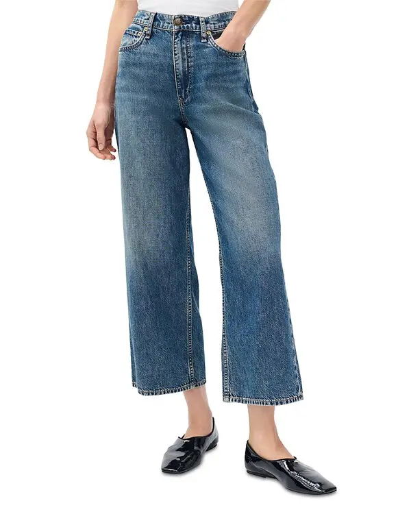 Rag & Bone Andi Wide-leg Ankle Jeans