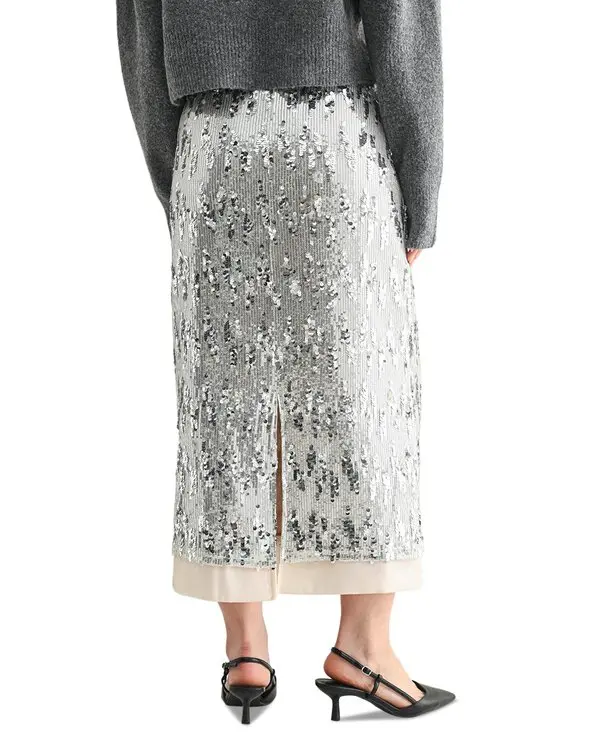 LUVEE Mable Sequin Midi Skirt