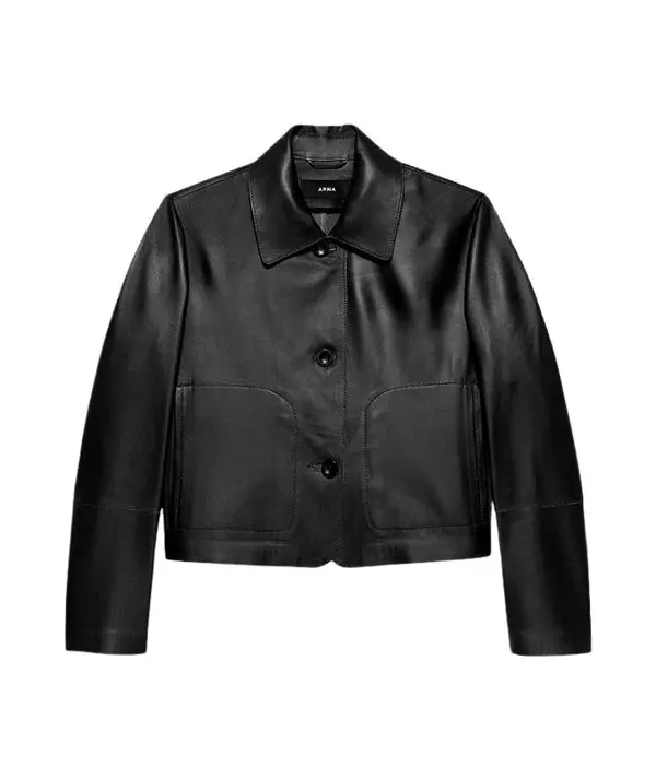 ARMA Emy Leather Jacket - Black