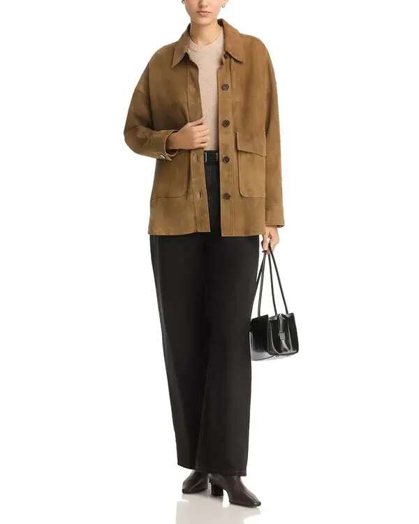 ARMA Kaylee Suede Jacket - Olive