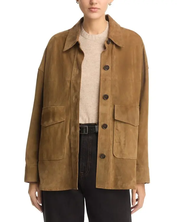 ARMA Kaylee Suede Jacket - Olive