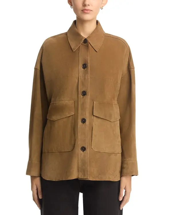 ARMA Kaylee Suede Jacket - Olive
