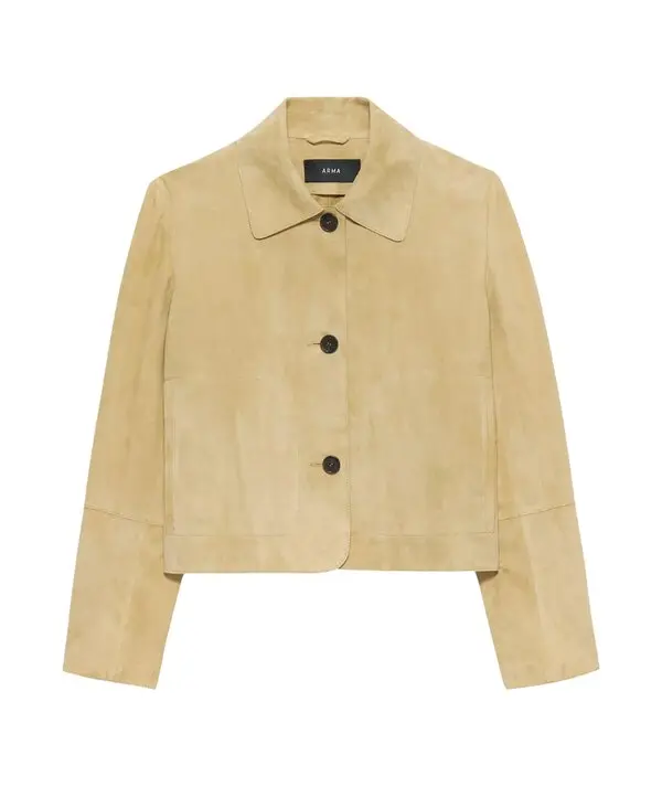 ARMA Emy Suede Jacket - Gravel