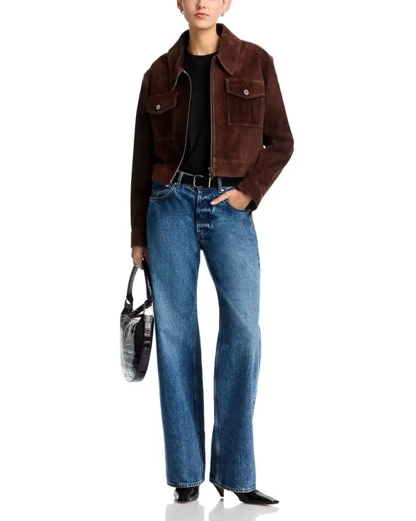 ARMA Spectra Helen Suede Jacket - Mud Brown