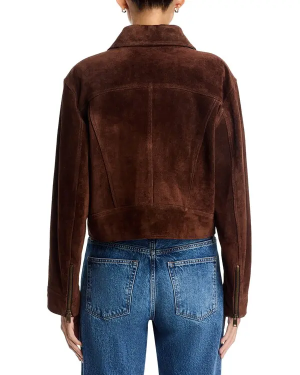 ARMA Spectra Helen Suede Jacket - Mud Brown