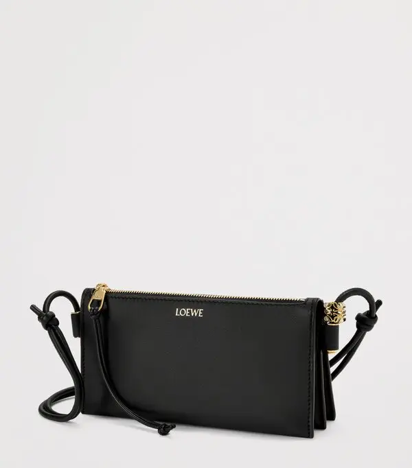 Loewe Leather Joya Pouch - Black