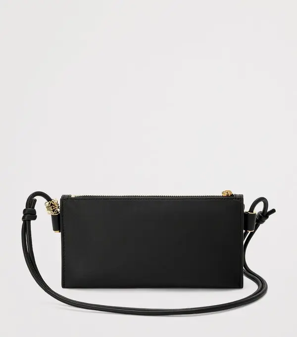 Loewe Leather Joya Pouch - Black