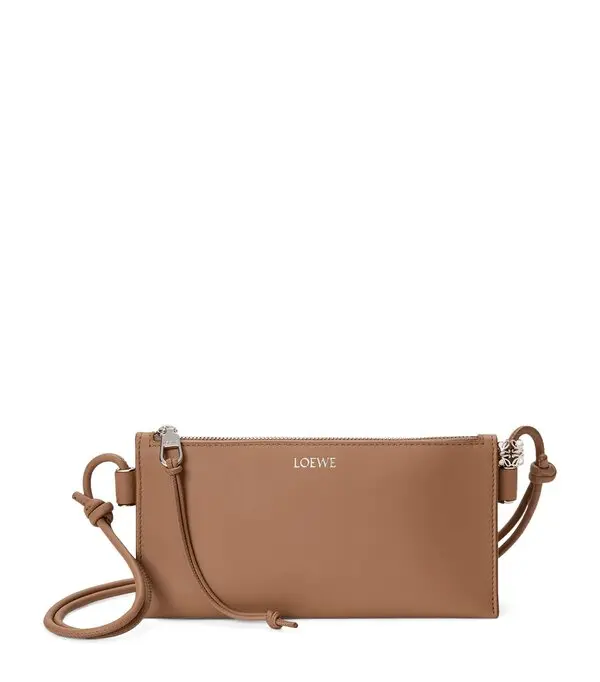Loewe Leather Joya Pouch - Brown