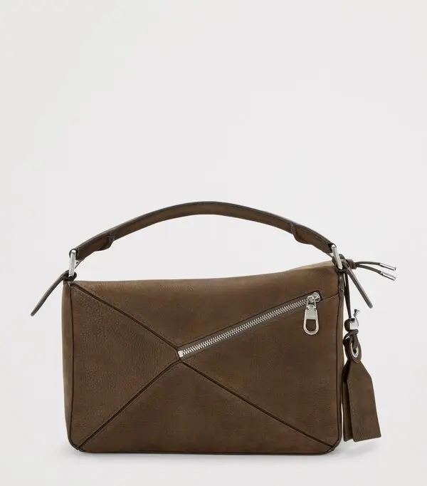 Loewe Small Puzzle Top-handle Bag - Grey