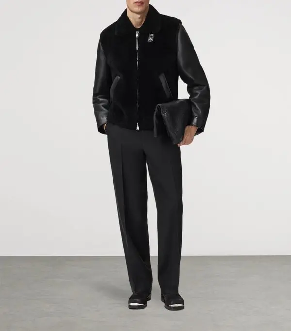 ALLSAINTS Conyer Shearling-leather Jacket