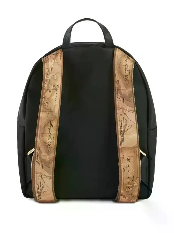 ALVIERO MARTINI 1° CLASSE Geo Map-print Strap Backpack