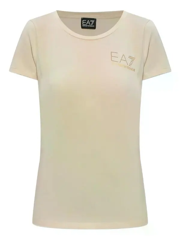 EA7 Logo T-shirt - Neutrals