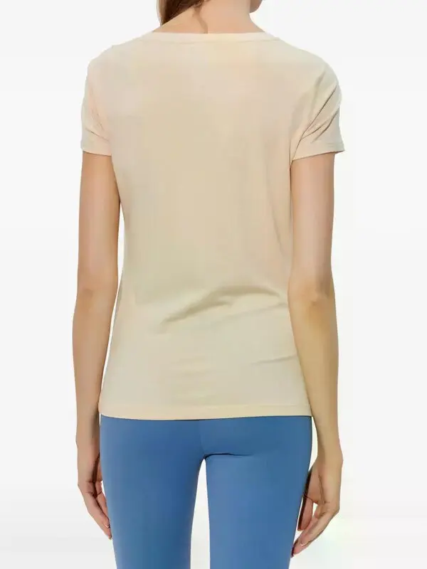 EA7 Logo T-shirt - Neutrals