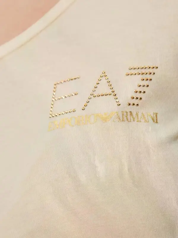 EA7 Logo T-shirt - Neutrals