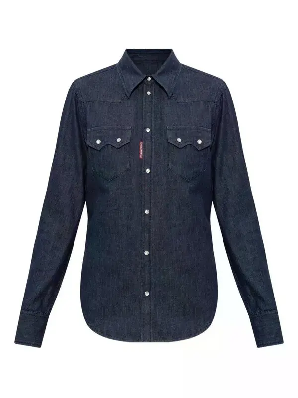 Dsquared2 Pocket Denim Shirt - Blue