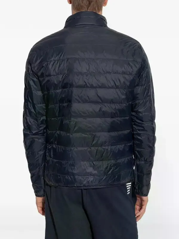 Emporio Armani Quilted Zip Jacket - Blue