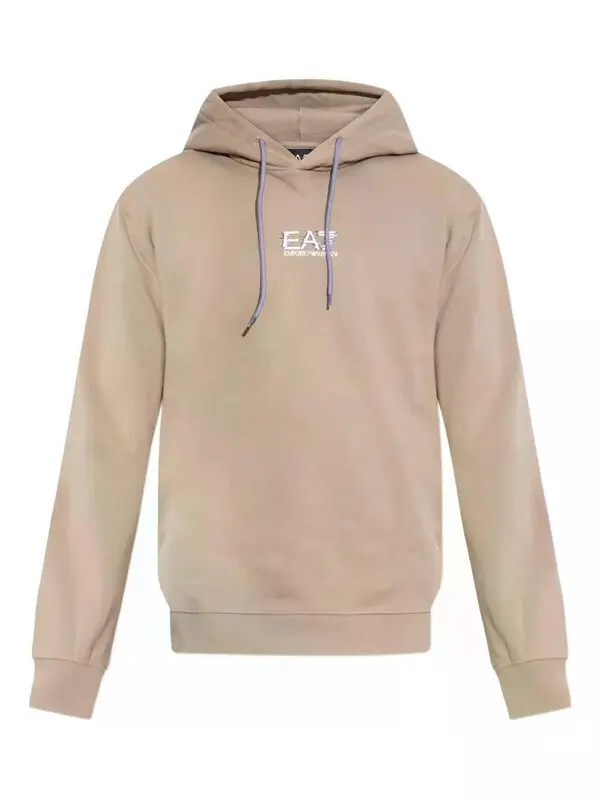 EA7 Logo Hoodie - Neutrals