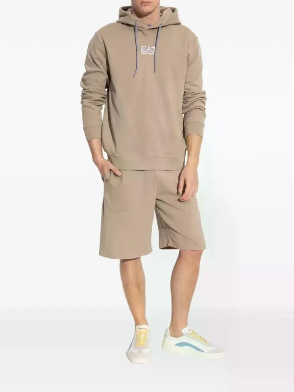 EA7 Logo Hoodie - Neutrals