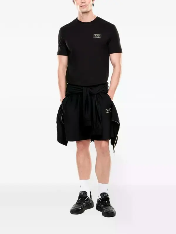 EA7 Premium Label Stretch Crew-neck T-shirt