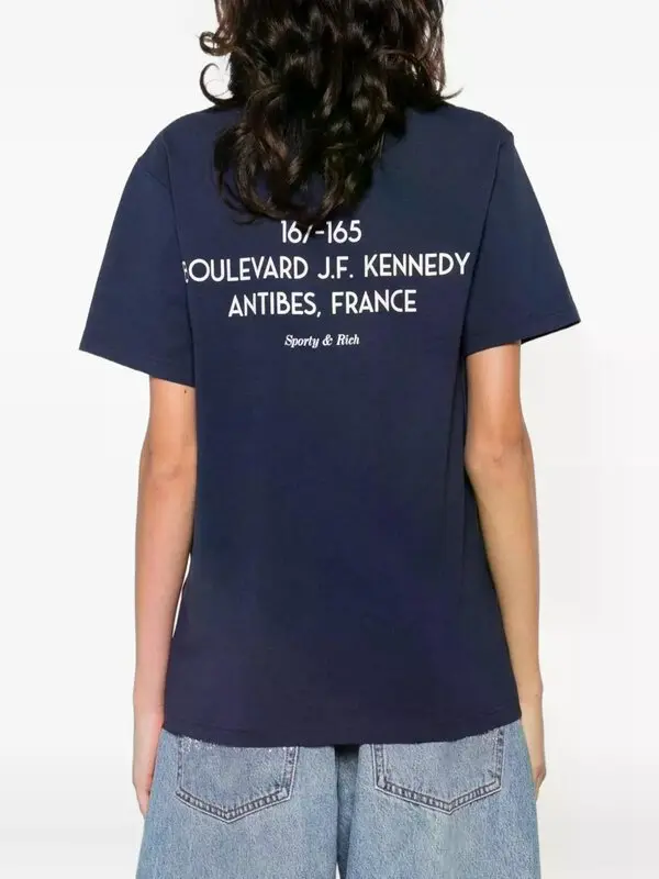 Sporty & Rich Kennedy Graphic-detail T-shirt