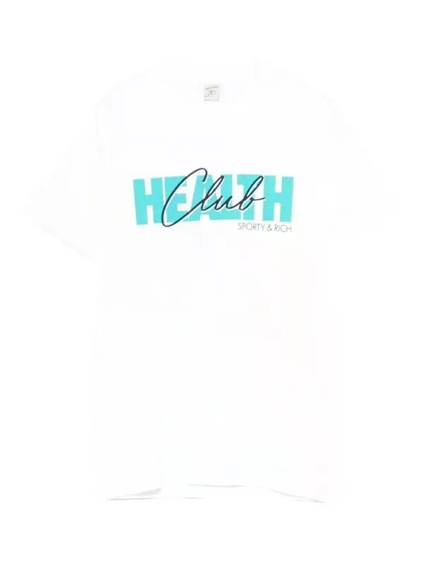 SPORTY & RICH Logo-print T-shirt - White