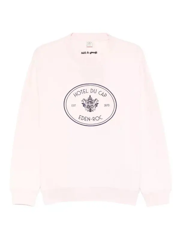 SPORTY & RICH Graphic Print Sweatshirt - Pink