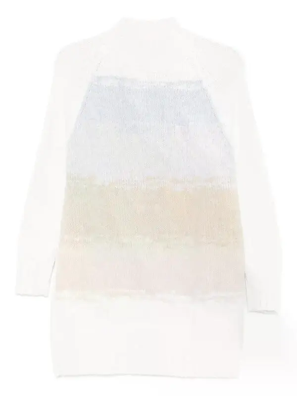 Fedeli Ribbed-hem Ombre Sweater - Neutrals