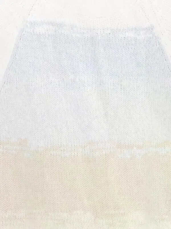 Fedeli Ribbed-hem Ombre Sweater