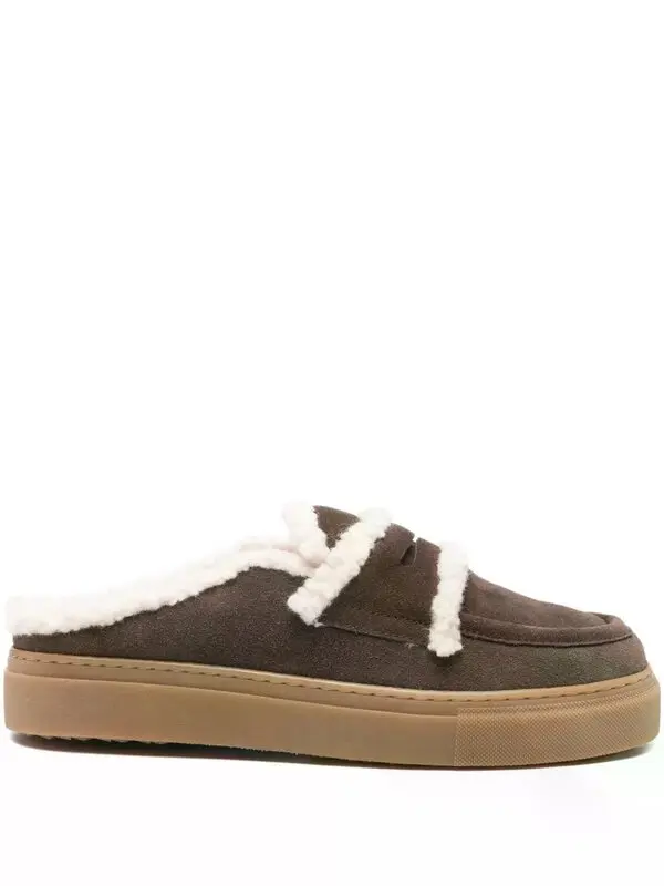 Inuikii Shearling Strap Mules