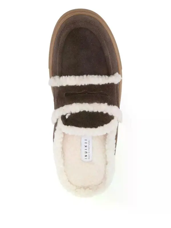 Inuikii Shearling Strap Mules