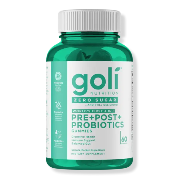GOLI NUTRITION Zero Sugar Probiotic+ Gummies