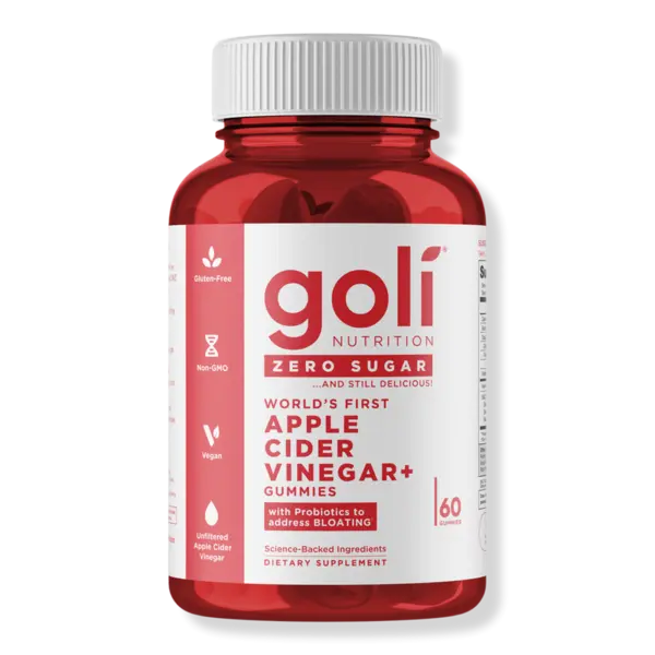 GOLI NUTRITION Zero Sugar Apple Cider Vinegar+ Gummies - One-color