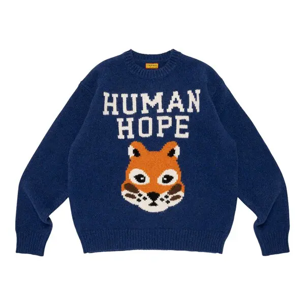 HUMAN MADE X J-hope Human Hope Low Gauge Knit - Blue