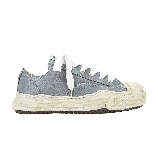 Mihara Yasuhiro Hank Low Vintage Leather Sneakers - Grey