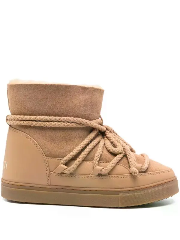 Inuikii Lace-details Ankle Boots - Neutrals