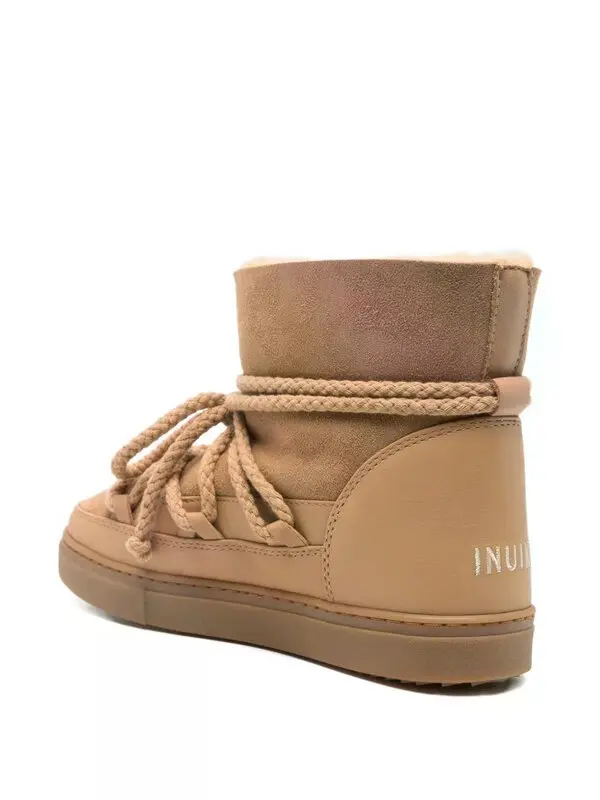 Inuikii Lace-details Ankle Boots - Neutrals