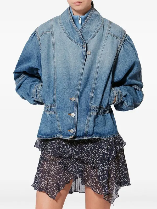 Isabel Marant Dolie Denim Jacket - Sky Blue