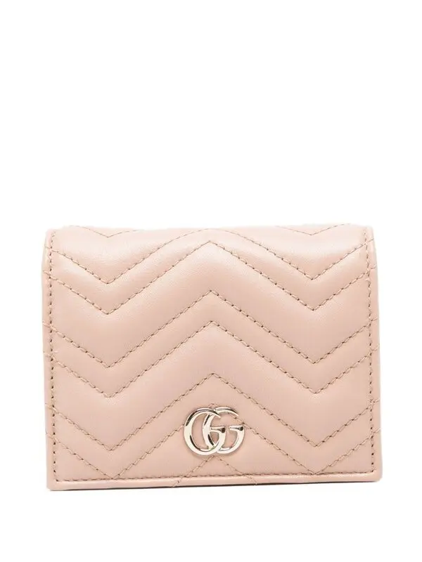 Gucci Gg Marmont Small Leather Wallet - Pink