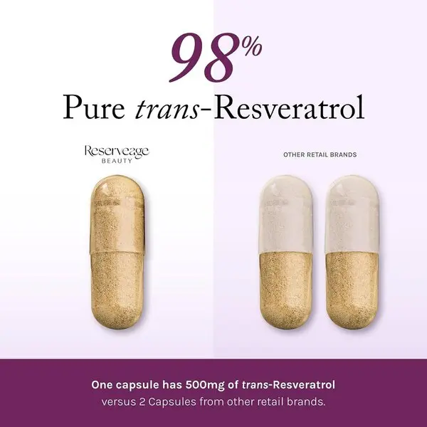 RESERVEAGE Resveratrol 500mg