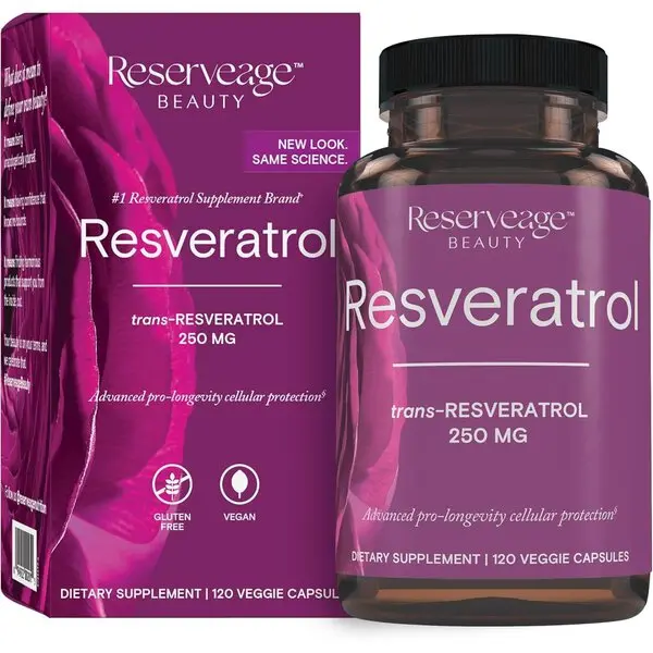 RESERVEAGE Resveratrol 250mg - One-color
