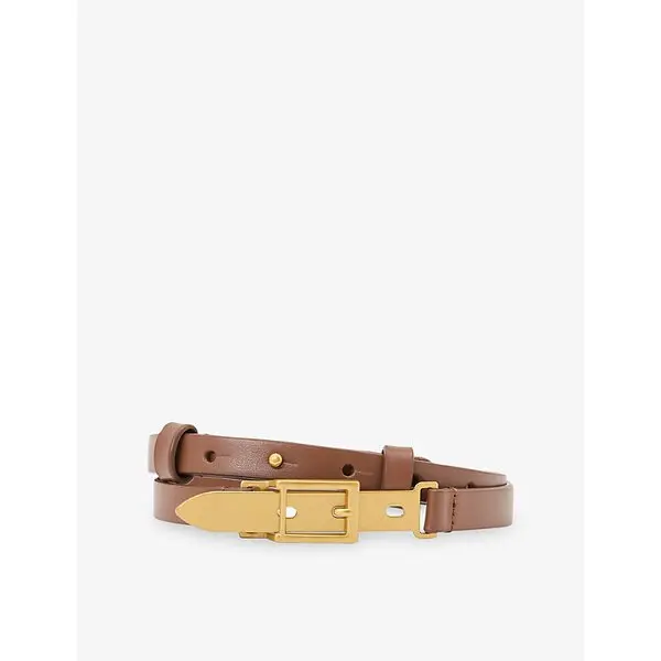REISS Leather Belt - Tan
