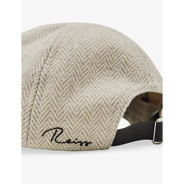 REISS Herringbone Woven Cap