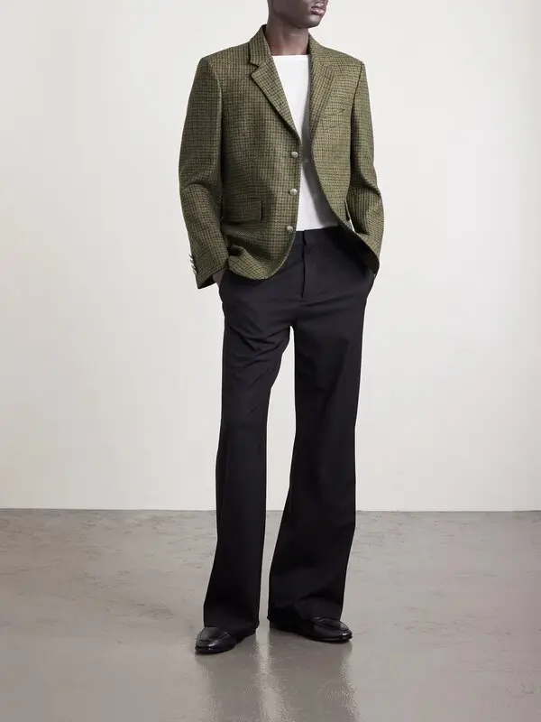 BODE Morris Houndstooth Wool Blazer