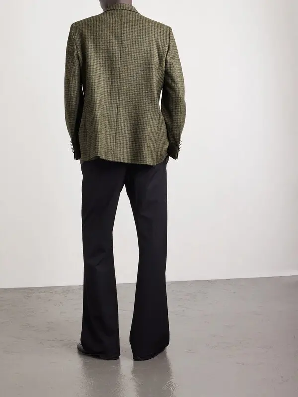 BODE Morris Houndstooth Wool Blazer