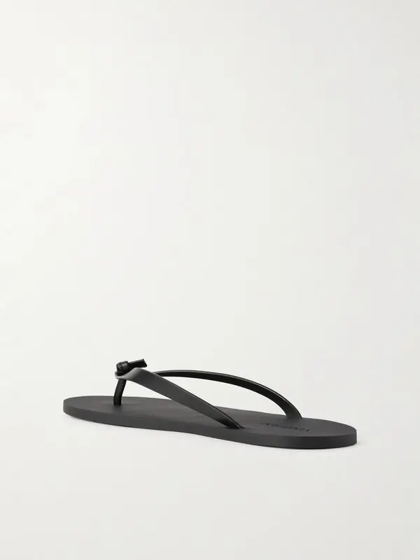 Saint Laurent San Maine Leather Sandals