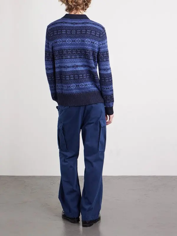 Polo Ralph Lauren Straight-leg Cotton Cargo Trousers - Blue