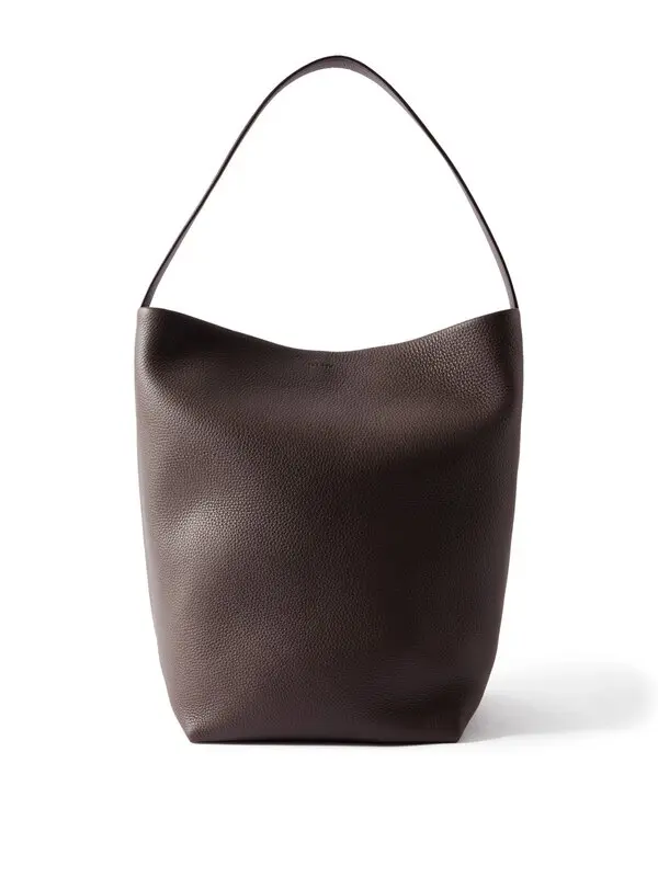 THE ROW Large Full-grain Leather Tote Bag - Brown