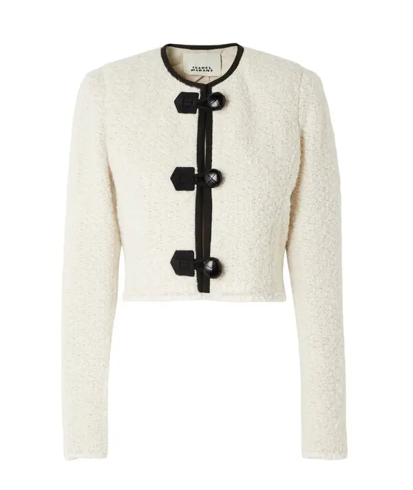 Isabel Marant Gradilia Fleece Jacket - Ecru