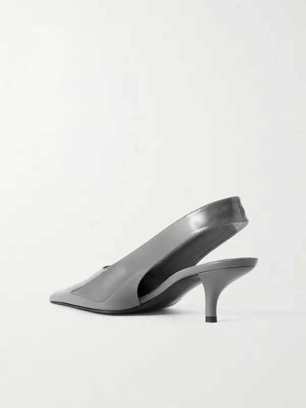 TOTEME Patent-leather Slingback Pumps